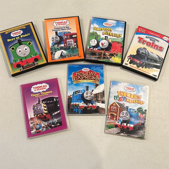 Thomas & Friends | Toys | 7 Thomas Train Dvds | Poshmark